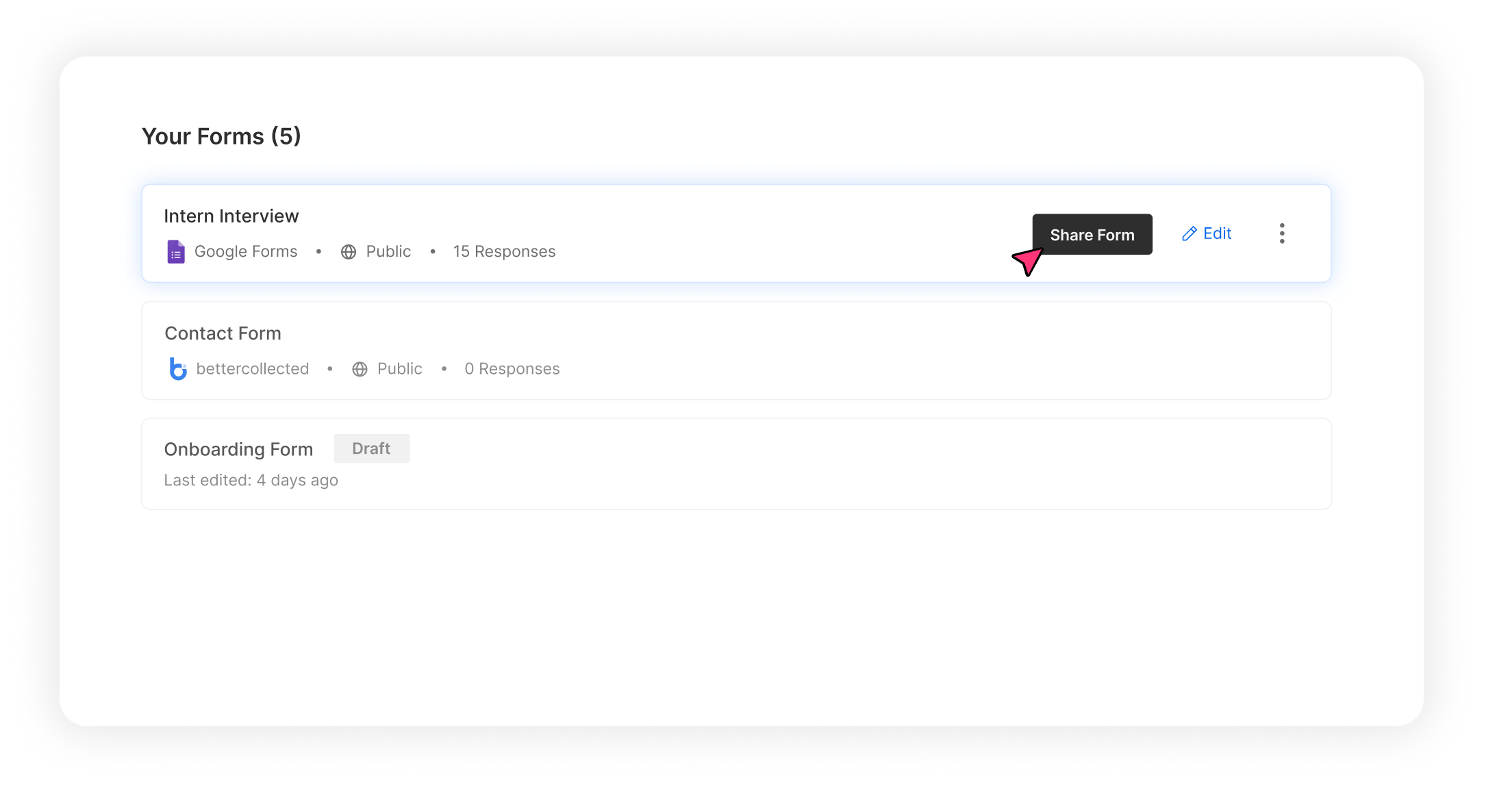Privacy-Friendly Form Builder For Conscious Companies