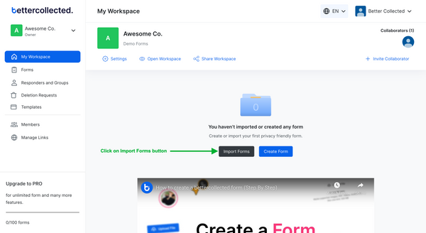 How to customize Google Form link?